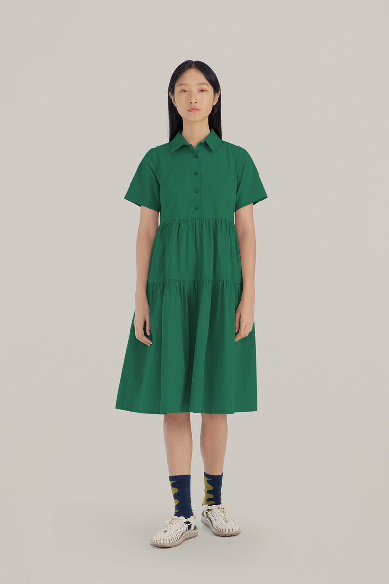 Himari Dress, Emerald Green – SABRINAGOH