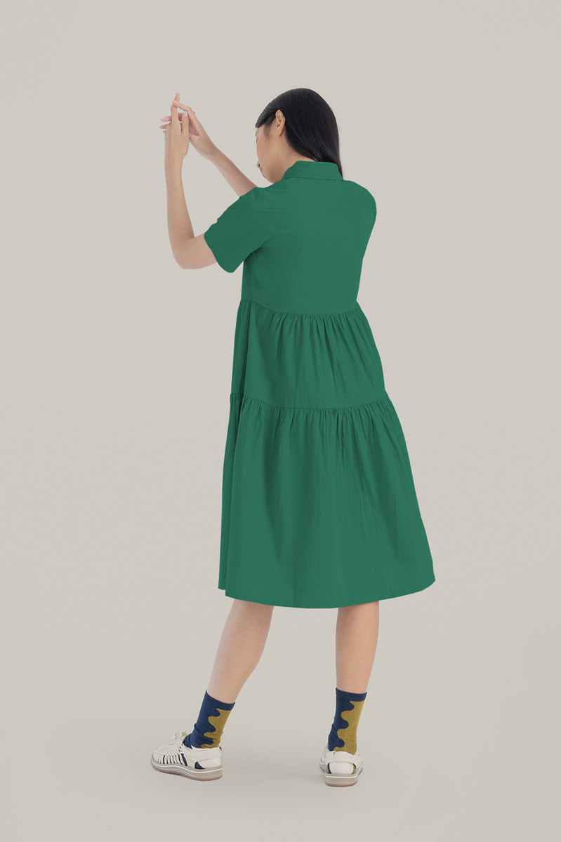 Himari Dress, Emerald Green – SABRINAGOH