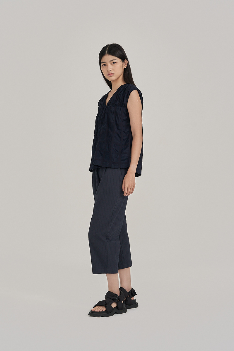 Marsha Top, Navy – SABRINAGOH