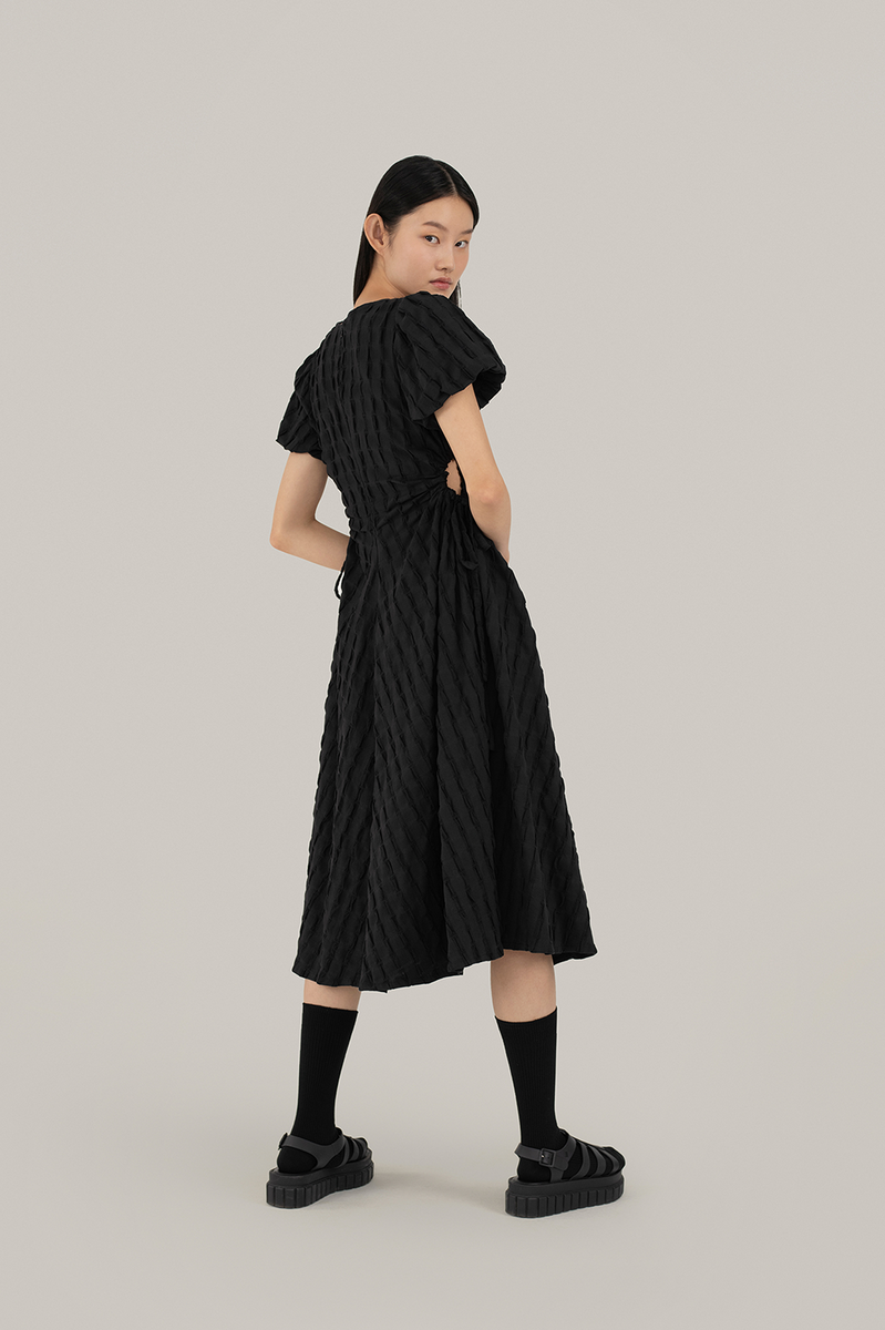 Mia Puff Sleeves Dress – SABRINAGOH