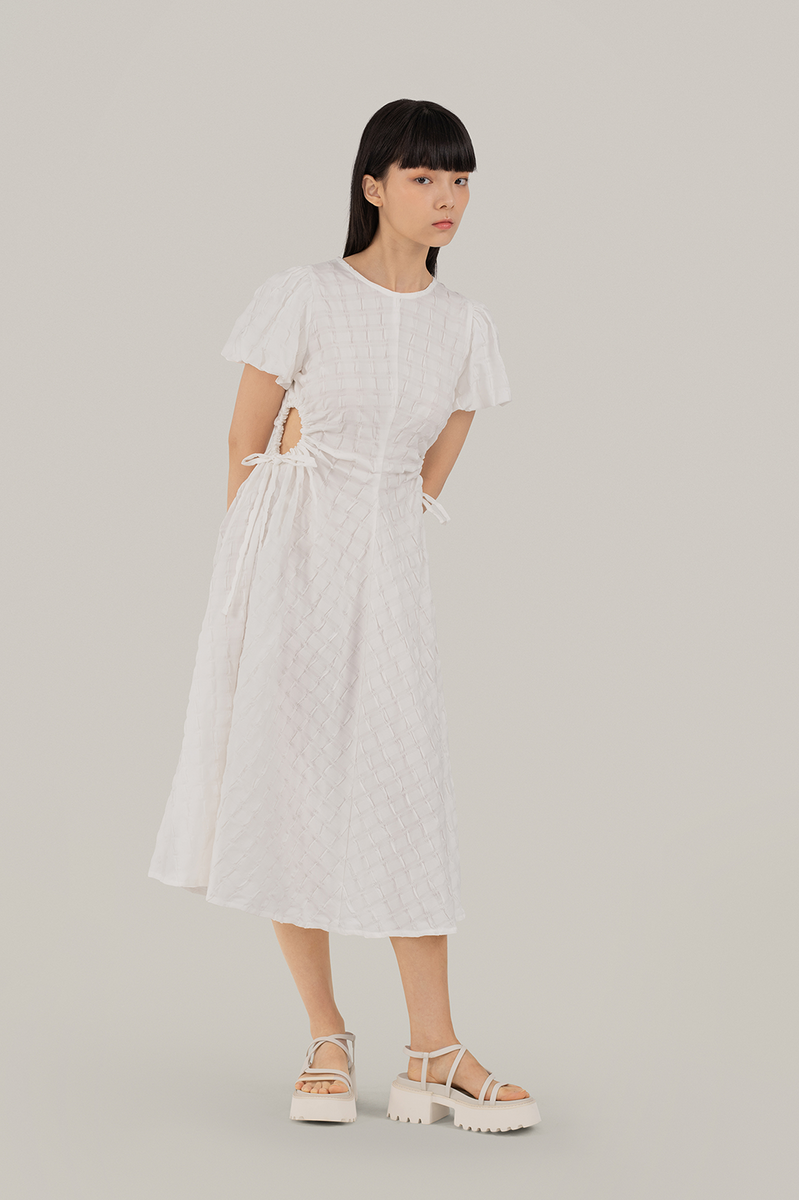 Mia Puff Sleeves Dress – SABRINAGOH