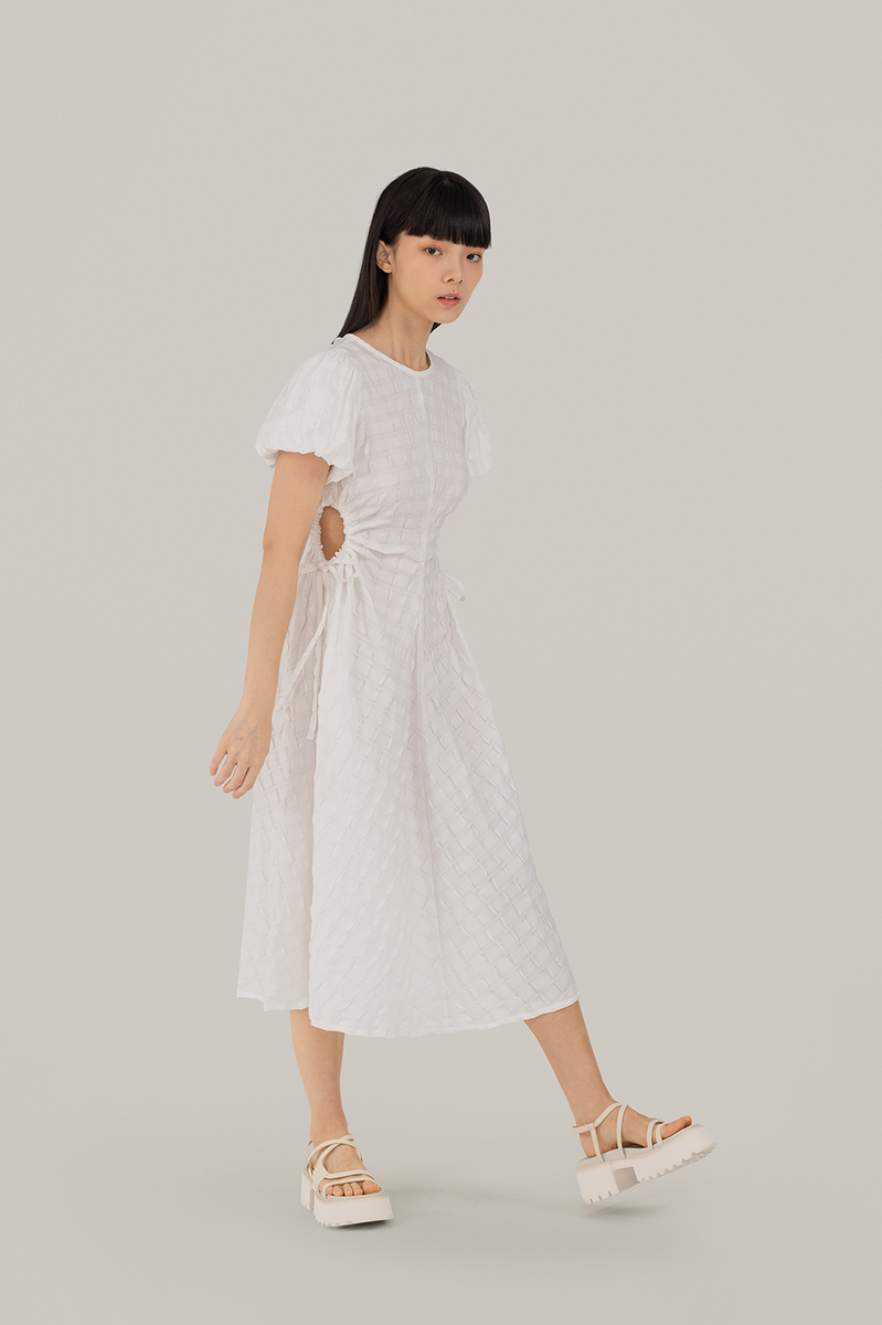 Mia Puff Sleeves Dress – SABRINAGOH